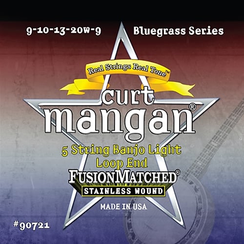 Curt Mangan 5 String Loop End Banjo Strings - Stainless Wound | Reverb Curt Mangan 5 String Loop End Banjo Strings - Stainless Wound | Reverb
