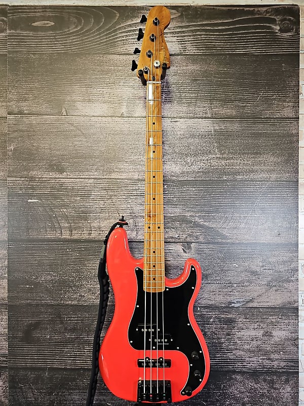 Fender Precision Bass Guitar Fiesta Red (Richmond, VA) | Reverb