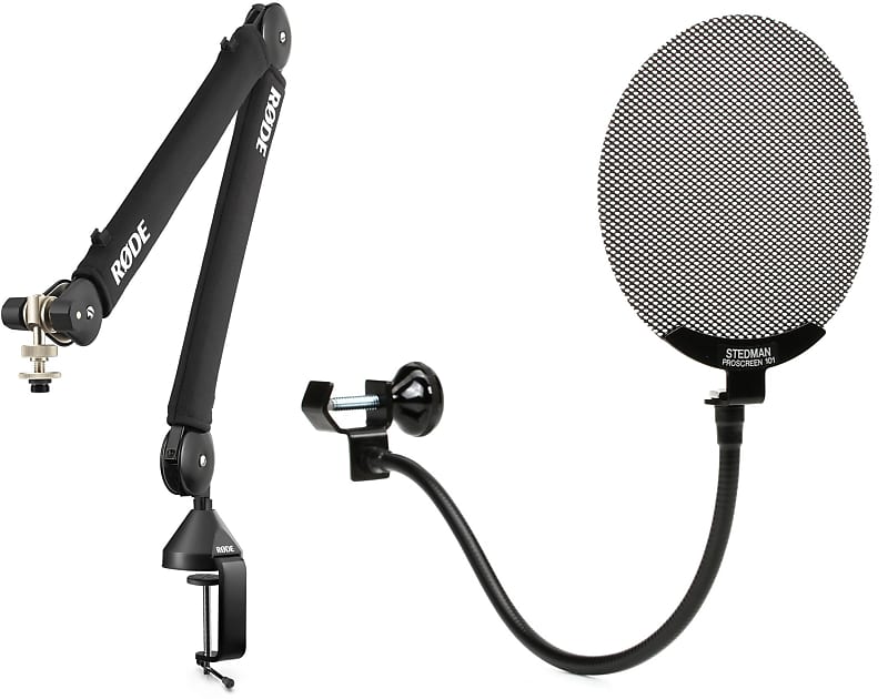 Rode PSA1+ Desk-mounted Broadcast Microphone Boom Arm Bundle | Reverb