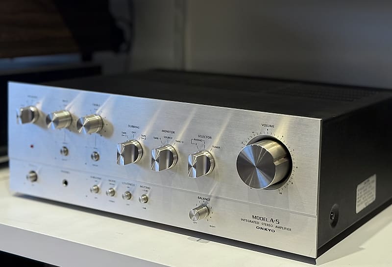 Onkyo Model A5 Integrated Stereo Amplifier | Reverb