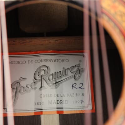 Jose Ramirez R2 Classical Guitar 1997 | Reverb