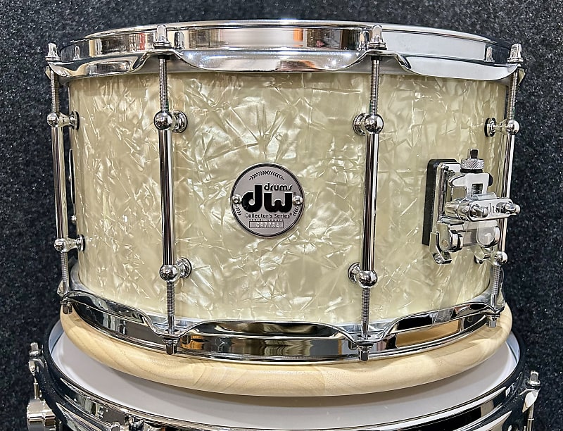 7x14 dw Birch Snare in Aged White Marine Pearl | Reverb