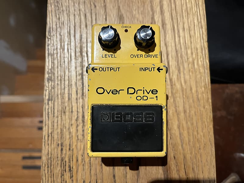 Boss OD-1 Over Drive Long dash 1981 Analogman modded | Reverb