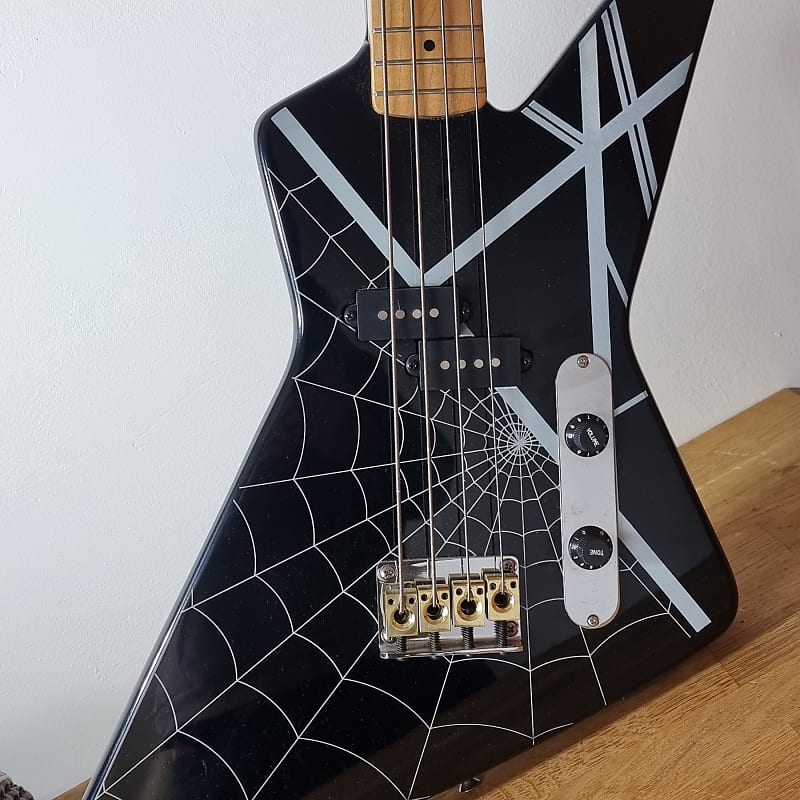 PROTOTYPE: Condor Explorer Bass 80s (MIJ) - Black Spider Web | Reverb