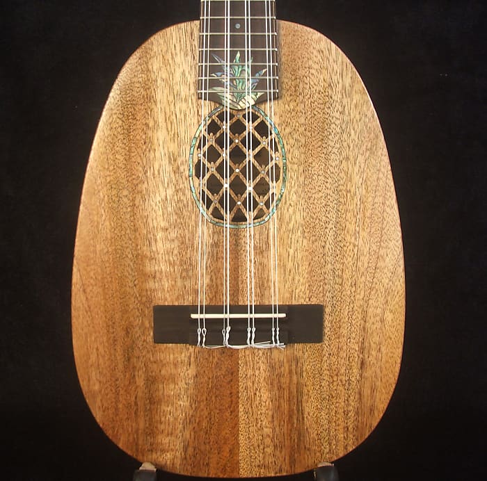 Bruce Wei Handmade 8 String Solid Mango, Zebra wood Pineapple | Reverb