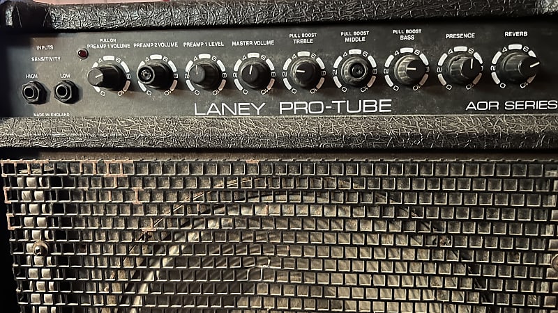 Laney Pro-Tube AOR Series 30 watt Late 80’s Blk tolex | Reverb