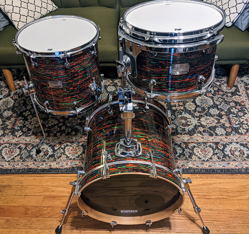 Canopus Birch - Psychedelic Red | Reverb
