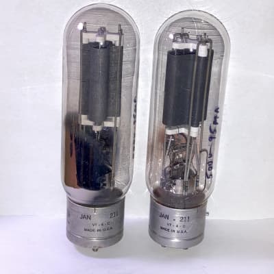 1973 GE VT-4-C 211 Mil-Spec Tubes - Platinum Matched Pair, | Reverb