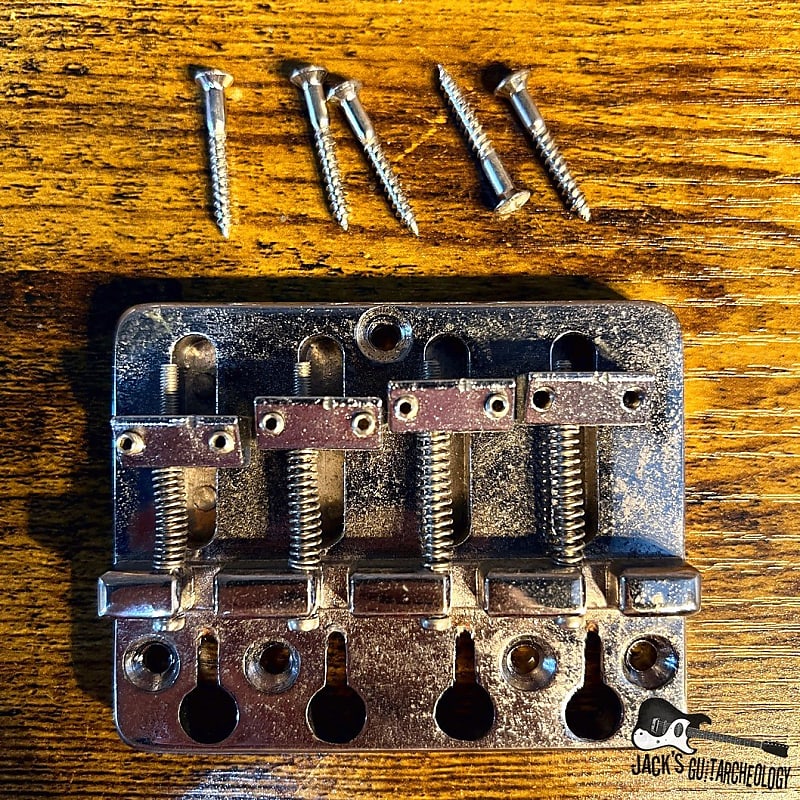 Aria Pro II Bass Bridge (1980s - Chrome) | Reverb