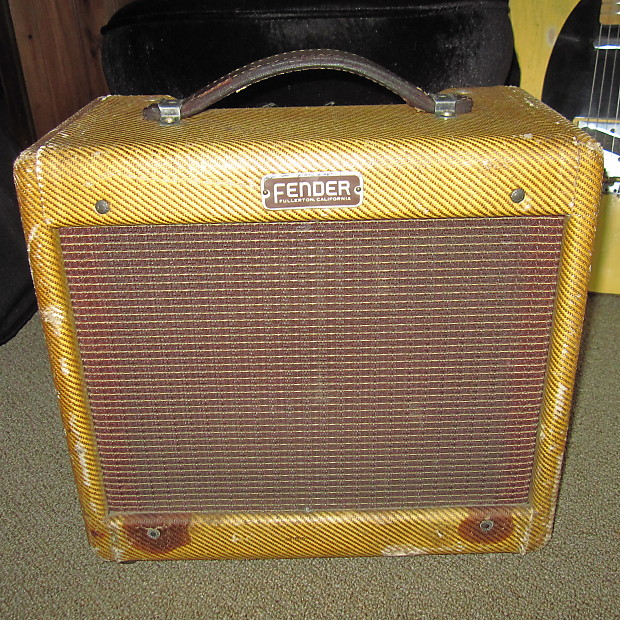 RARE 1955 Fender Princeton Model 5E2 Tweed Amp. | Reverb