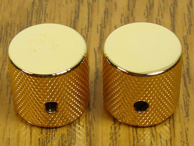 NEW Gold Barrel GUITAR KNOBS Control for Fender USA Tele & | Reverb