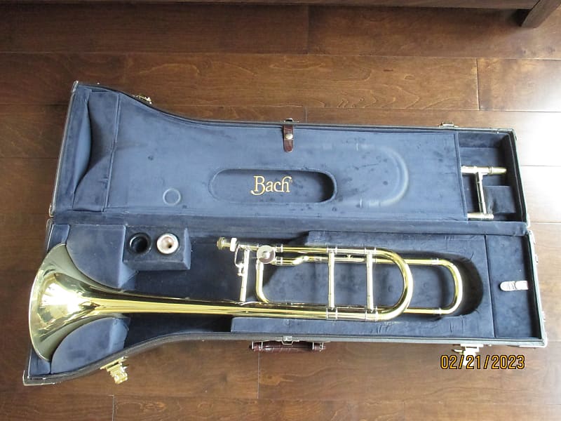 Bach Stradivarius 42 Trigger trombone, with case and | Reverb