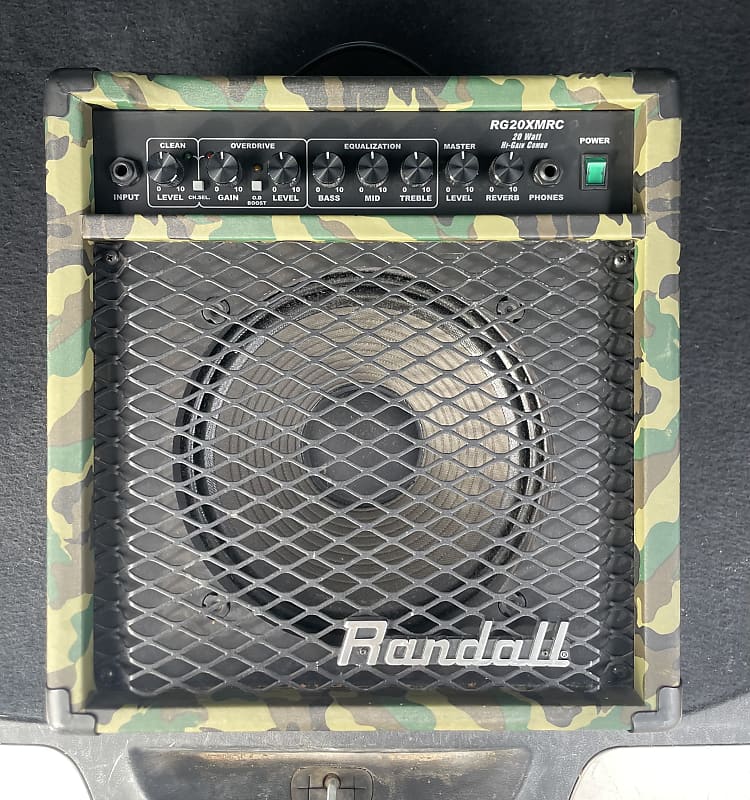 Randall 20XMRC 20 Watt High Gain Combo Amp Camouflage Camo | Reverb