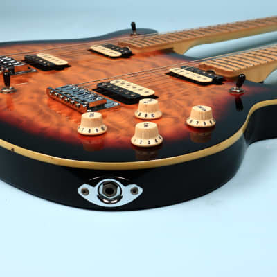 OLP Double Neck MM612 Sunburst | Reverb