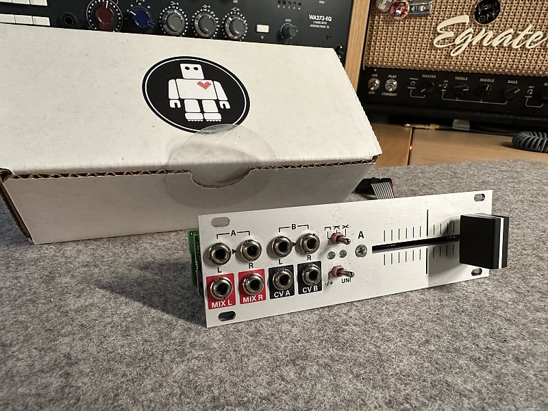 Intellijel XFade 1U Eurorack Crossfader Module - Silver | Reverb