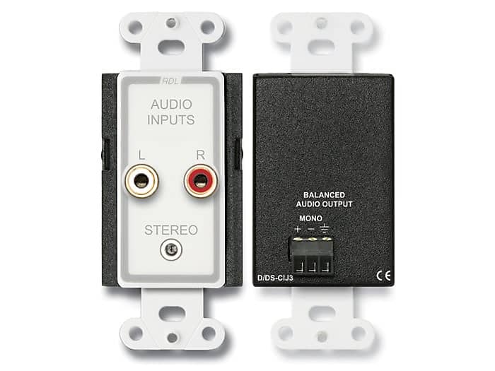 RDL D-CIJ3-RST-02 Consumer Input Jacks, Mono | Reverb