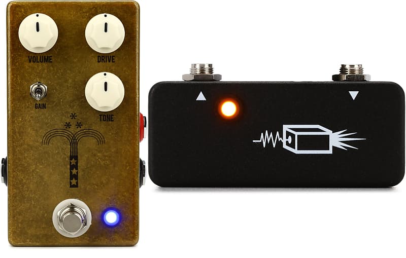 JHS Morning Glory V4 Transparent Overdrive Pedal Bundle with | Reverb
