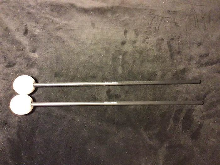 Rohema Percussion - Tambourine Mallets Medium-Hard Felt Ball | Reverb