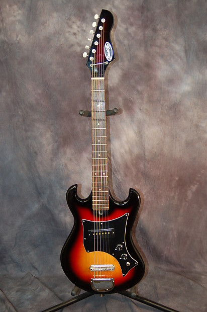 Vintage RARE Stradolin Teisco Made Strat 1960's Sunburst | Reverb