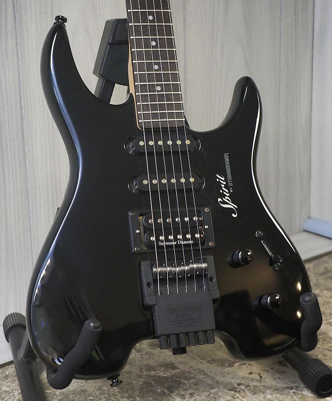 Steinberger Spirit GU7 Electric Guitar Black Finish - W/Setup | Reverb