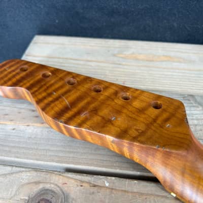 Real Life Relics Curly Flame Maple Telecaster® Style Neck | Reverb