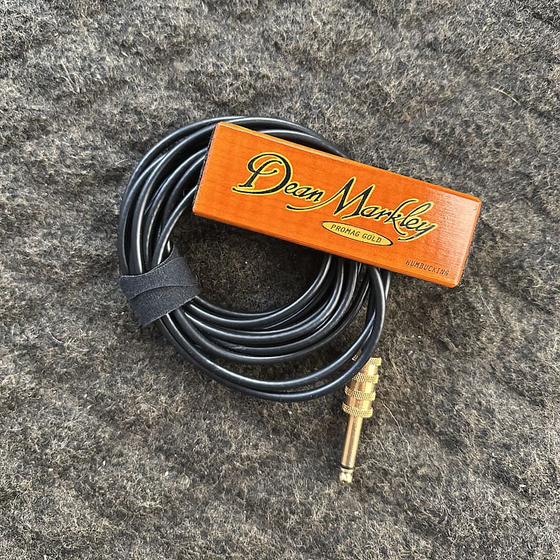 Dean Markley PROMAG gold humbucking acoustic guitar pickup - | Reverb