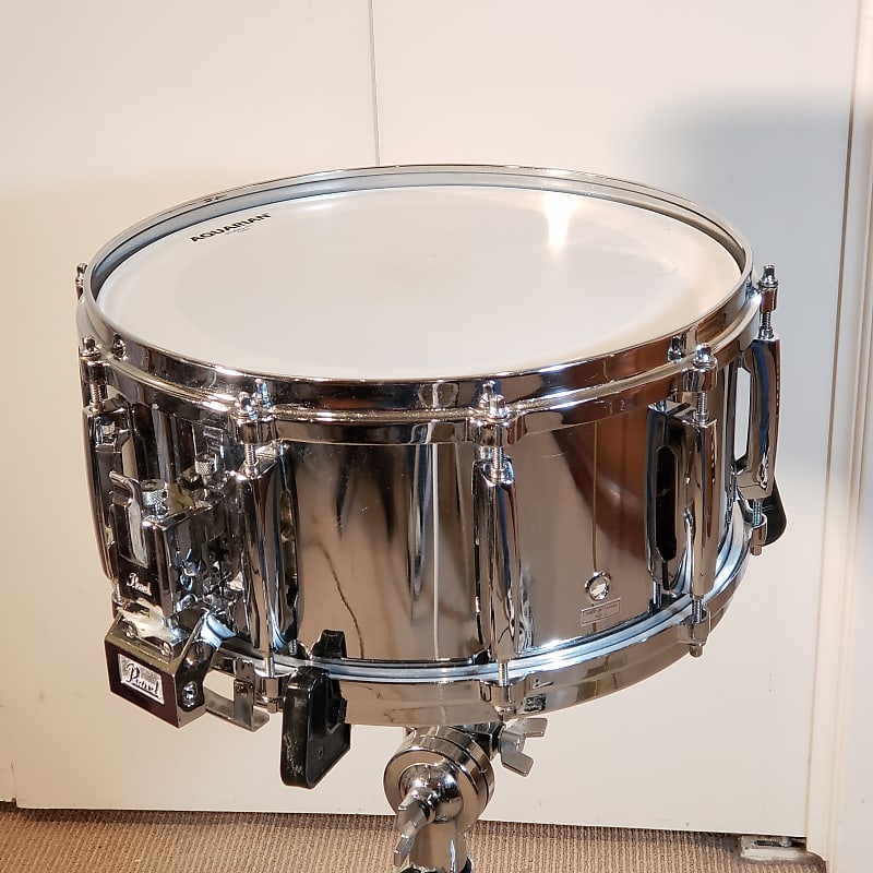 Pearl snare drum 6.5" x 14" 10 lug 1980's 1990's - Unique | Reverb