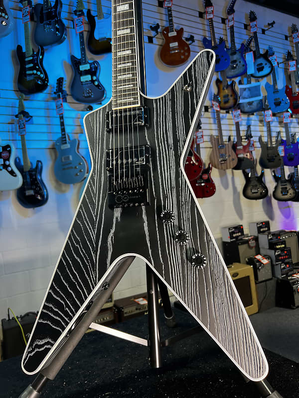 Dean Custom Run #16 ML Sandblasted Grey GET PLEK'D! 66/100 | Reverb