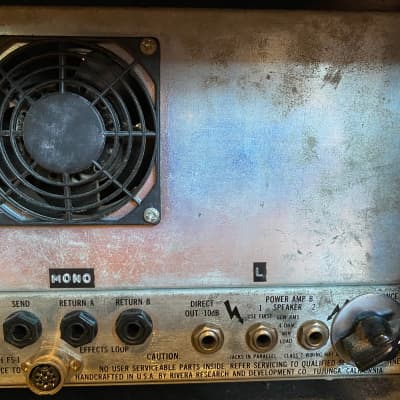 Rivera TBR-1 Vintage 120W Rack Mount Tube Guitar Amp Head | Reverb