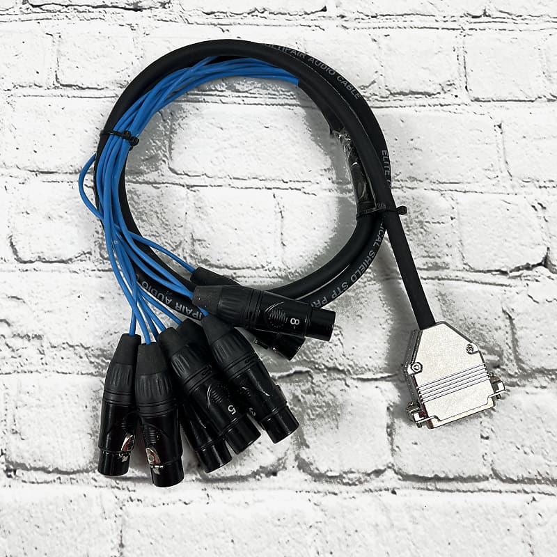 Digidesign DB25 to XLRF DigiSnake - 4 Feet | Reverb