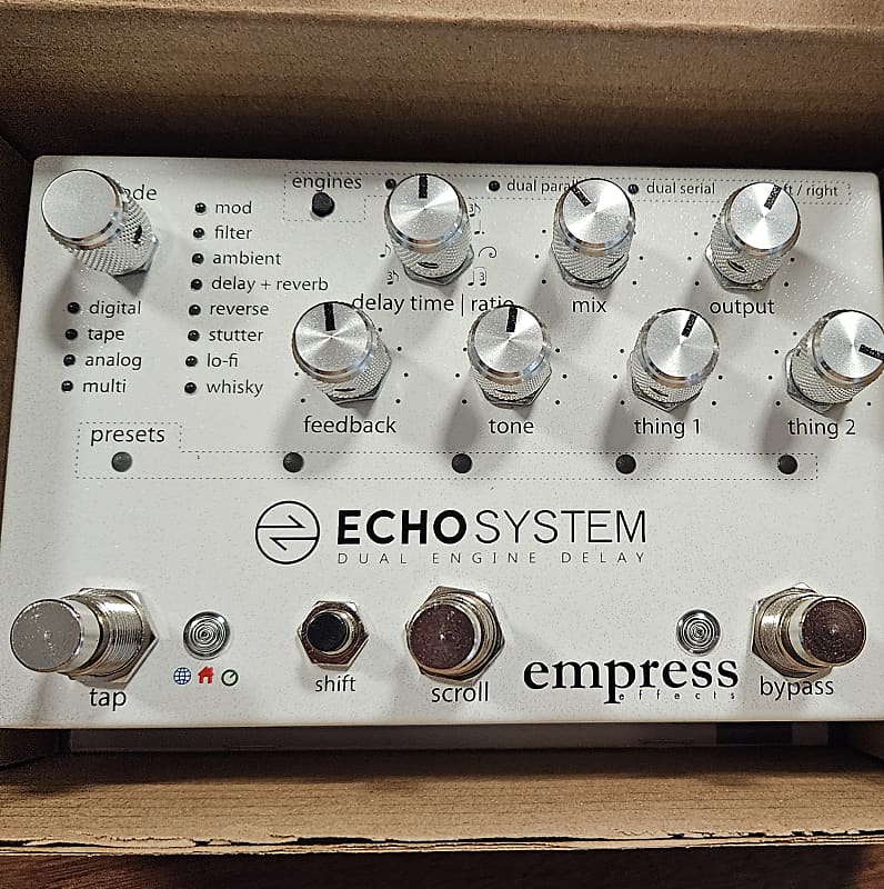 Empress Echosystem Dual Engine Delay | Reverb
