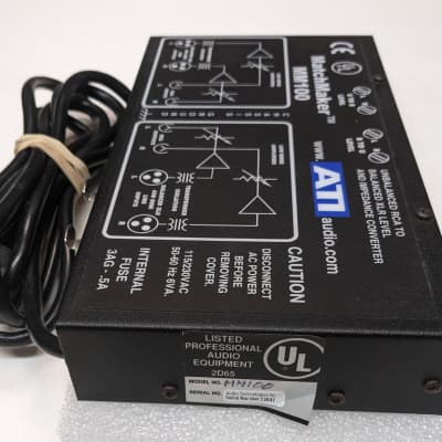 ATI Audio Matchmaker MM100 - Pro to Consumer Level Matching | Reverb