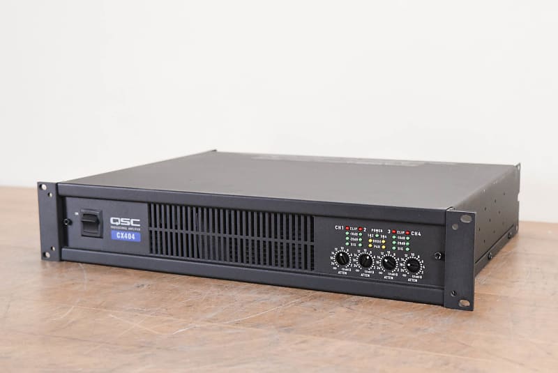 QSC CX404 Four-Channel Power Amplifier (church owned) | Reverb Canada