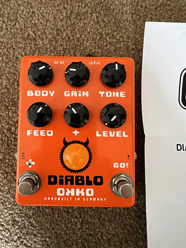 OKKO Diablo 2nd generation - Orange | Reverb