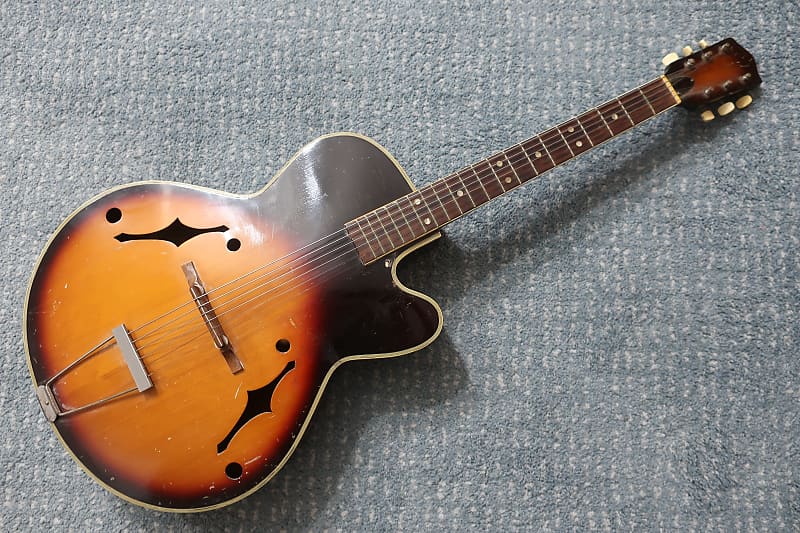 Vintage 1960s Suzuki "Big Boy" Jazz Hollow Body Sunburst | Reverb UK