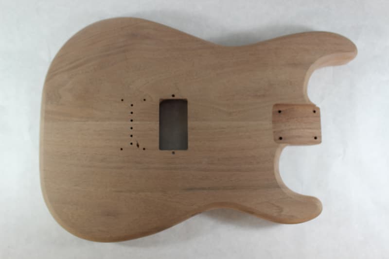 Unfinished Walnut Hxx Hardtail guitar body - fits Fender | Reverb