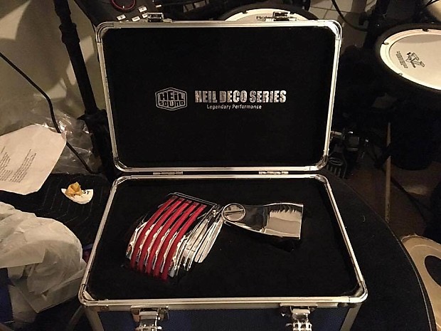 Heil Heil Deco Series Silver/Red "Fin" | Reverb