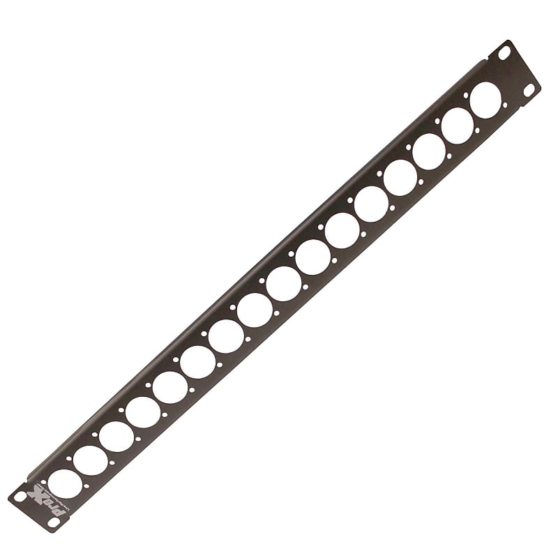 ProX 1U Space Rack Panel w/ 16 Punched D holes for Connectors | Reverb