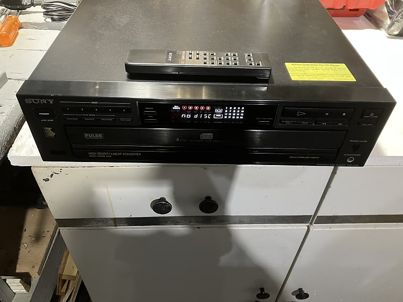 Sony CDP-C215 5 Disc CD Player 1990s - Black | Reverb