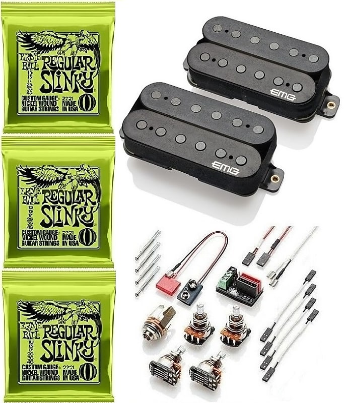 EMG Jim Root F-JR Daemonum Black Humbucker Set Floyd Rose | Reverb