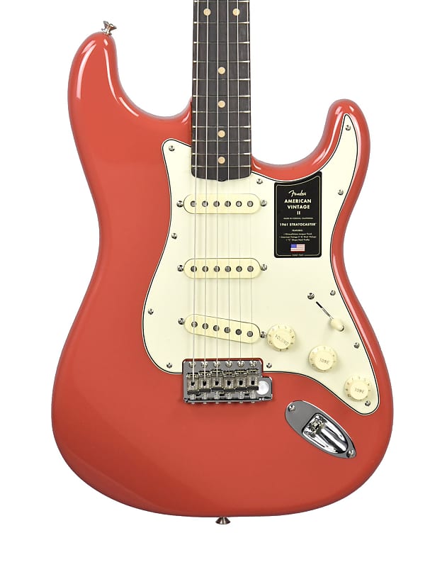 Fender American Vintage II 1961 Stratocaster in Fiesta Red | Reverb
