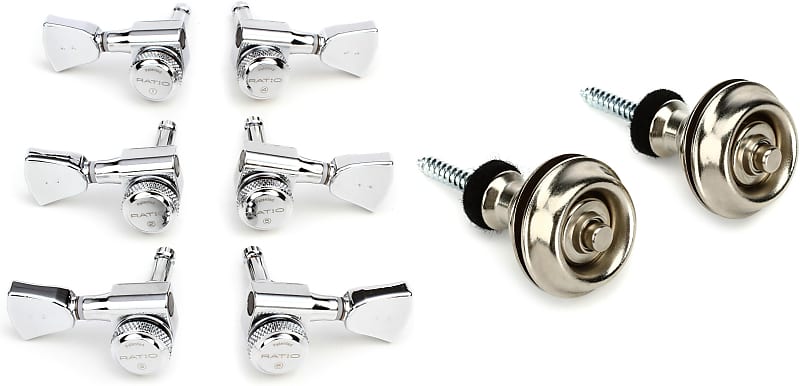 Graph Tech PRL-8341-C0 Ratio Electric 3+3 Locking Tuned | Reverb