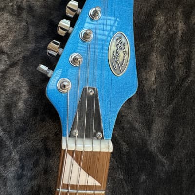 Stagg Stratocaster Metallic Blue Electric Guitar | Reverb