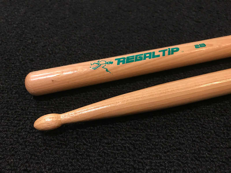 Regal Tip Drumsticks Pair Of 2B Wood Tip Sticks | Reverb