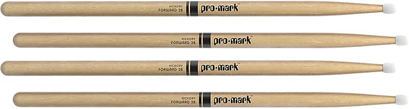 2 PACK ProMark Classic Forward 2B Hickory Drumsticks, Oval | Reverb