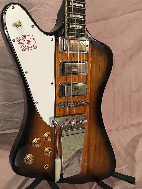 Firebird-Style Dillion Phoenix - Sunburst w/ Huge Upgrades, | Reverb
