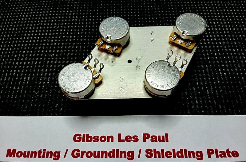 Gibson Les Paul - Heavy Duty Shielding /Grounding Plate for | Reverb