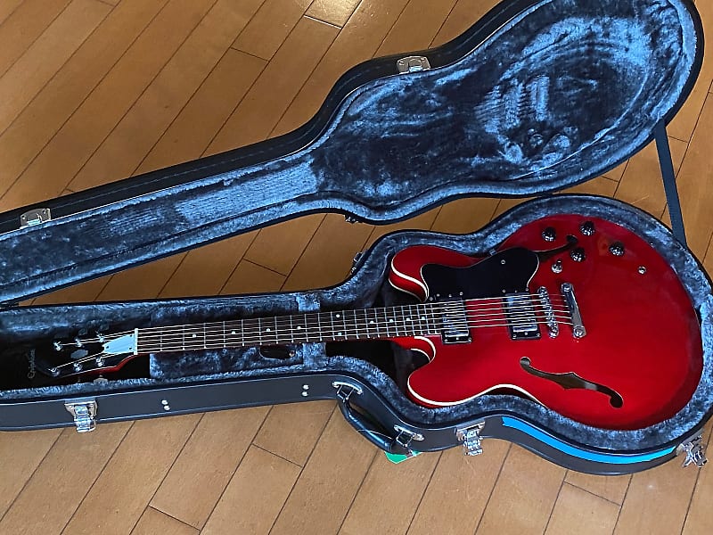 Epiphone ES-335 Dot hard shell case Black | Reverb