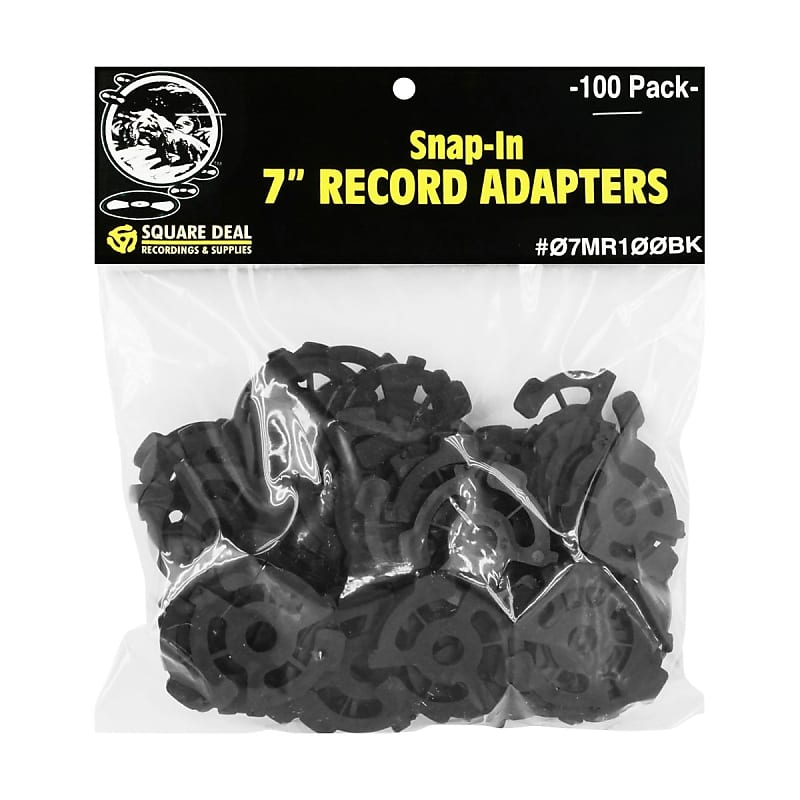 (100) 7" Plastic Record Adapter (AKA. "45 Adapter") Inserts - | Reverb