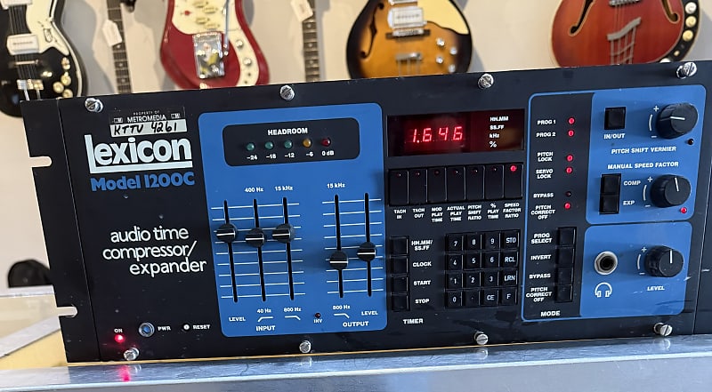 Vintage Lexicon Model 1200C Audio Time Compressor/Expander | Reverb